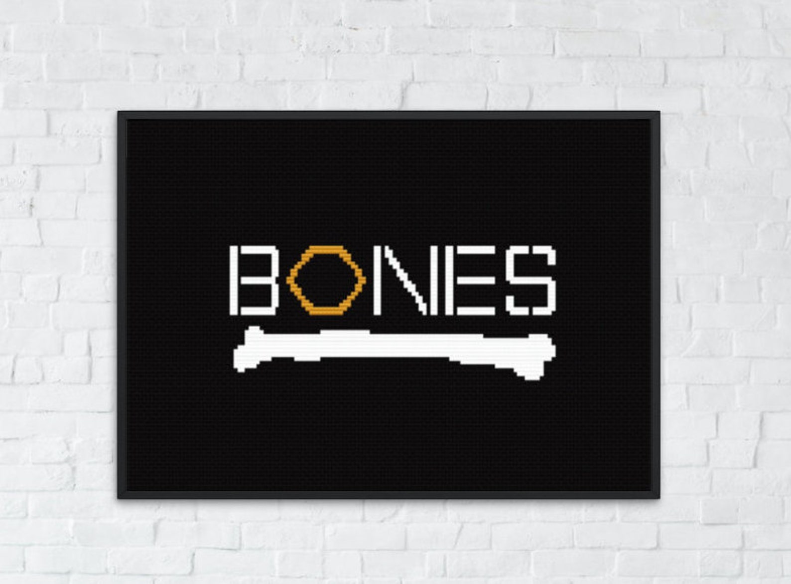 Bones TV Show Logo Cross Stitch Pattern - Etsy