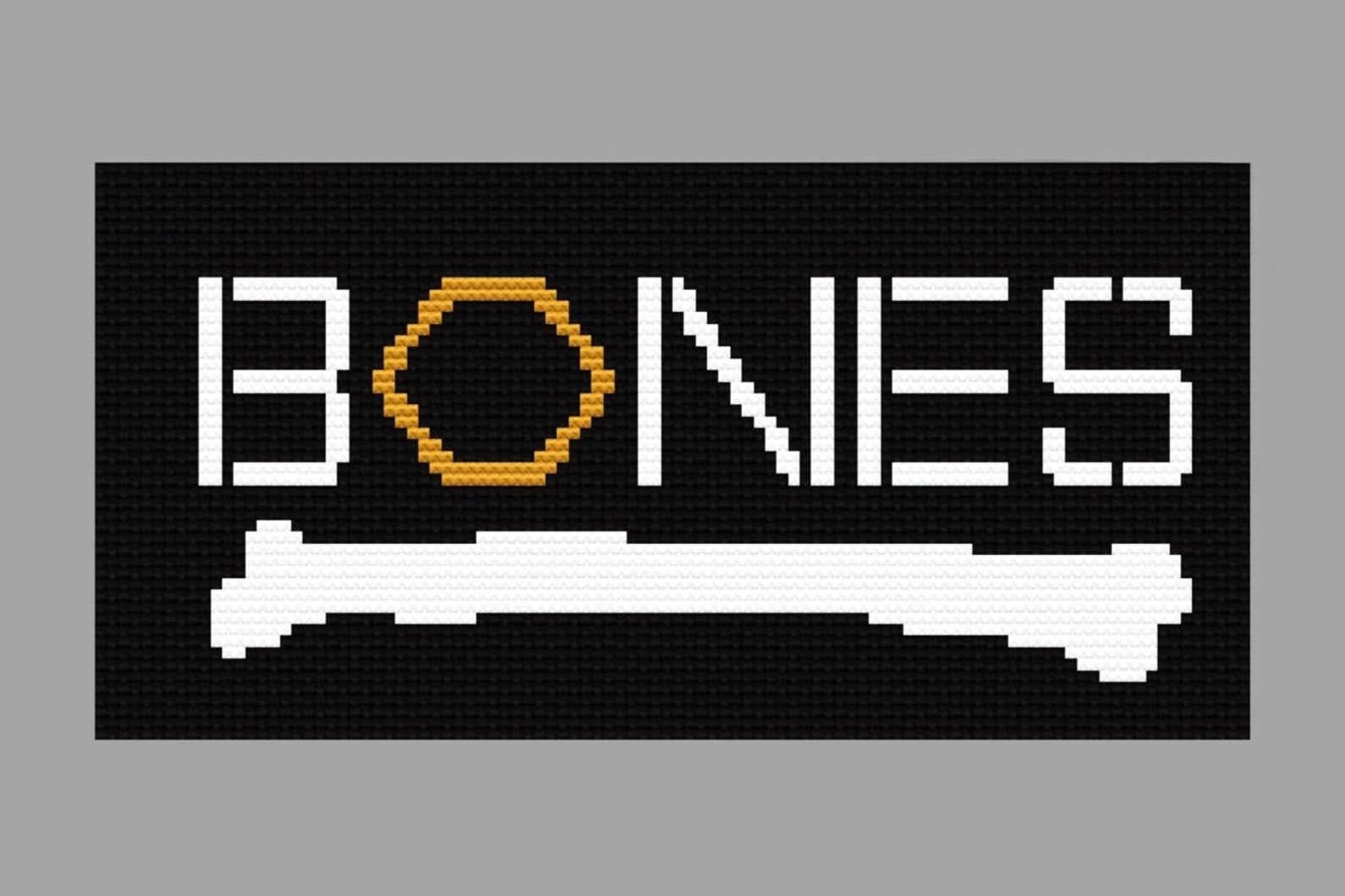 Bones TV Show Logo Cross Stitch Pattern - Etsy