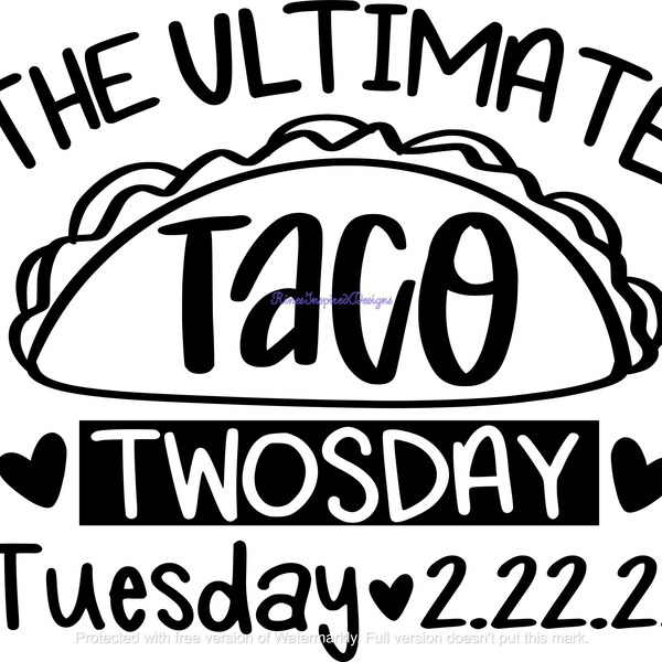 Taco Twosday Png - Etsy
