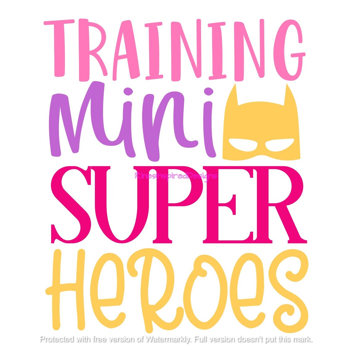 Training Mini Super Heroes Svg Png Eps Dxf | Etsy