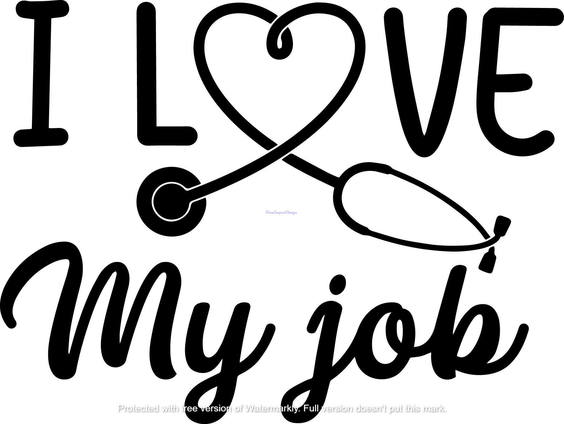 I Love My Job Svg, Png, Jpg, Eps, Dxf, Pdf, Ai - Etsy