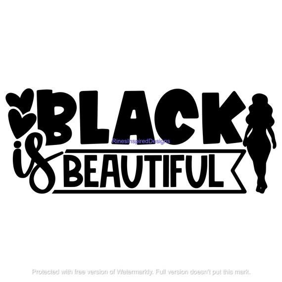 Black is Beautiful Svg Png Jpg Digital File - Etsy