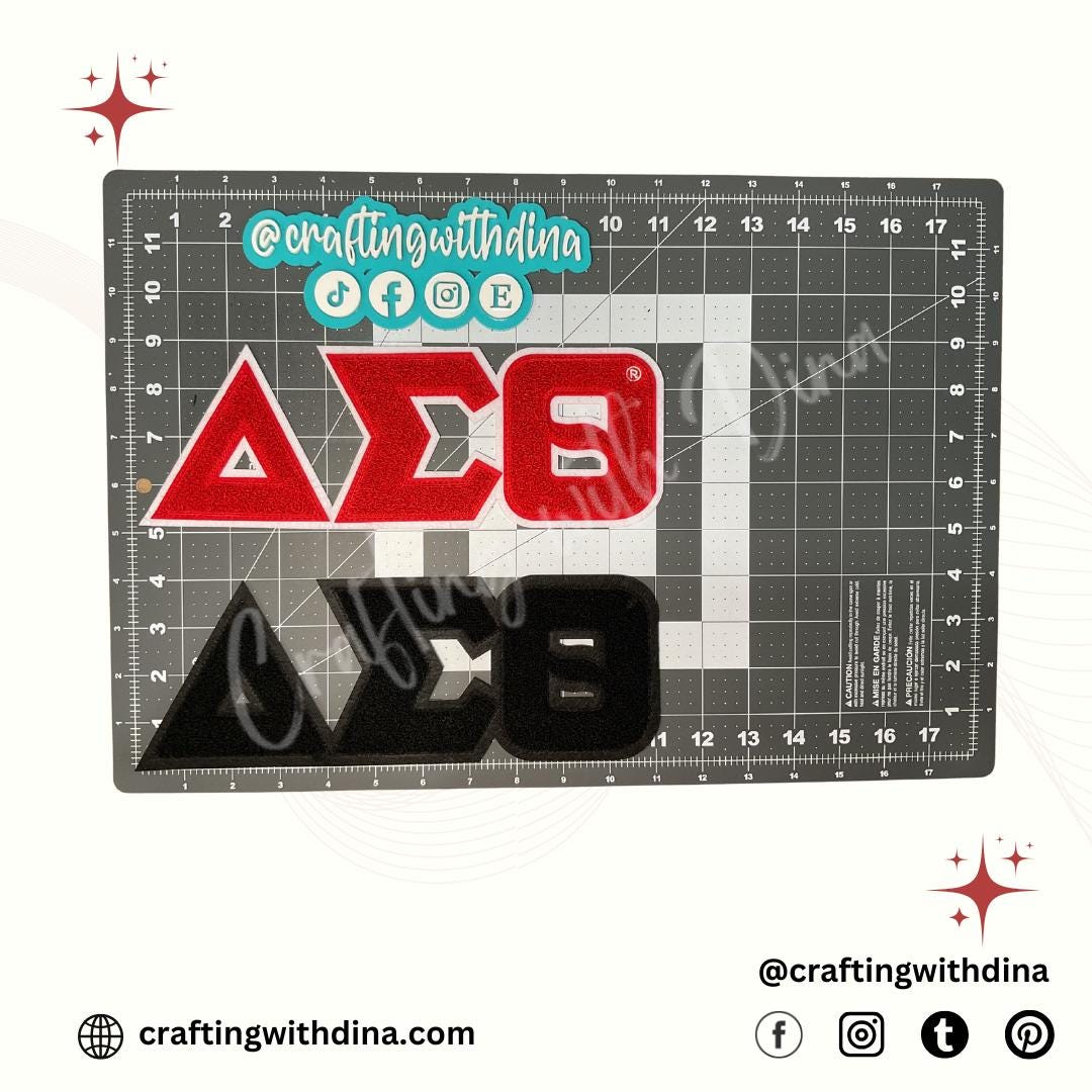 Delta Sigma Theta Symbols Patch - Etsy