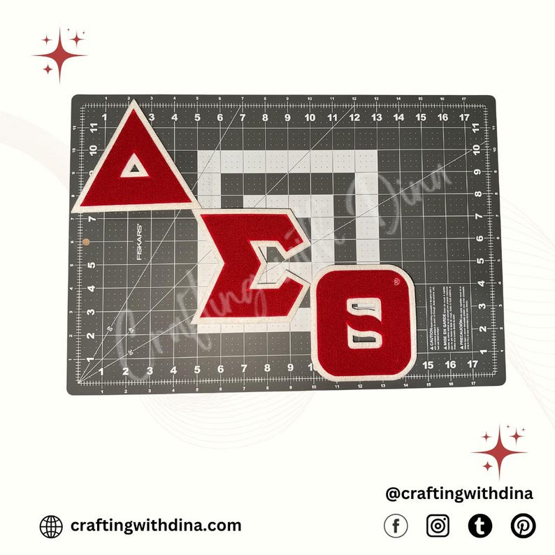 Delta Sigma Theta Symbols Patches - Etsy