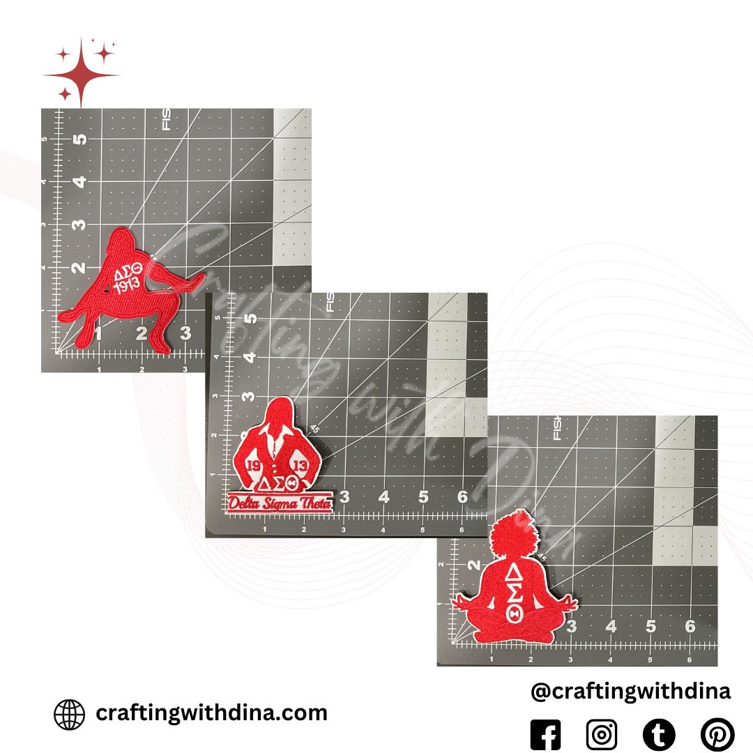 Small Iron-on Patches for Delta Sigma Theta - Etsy