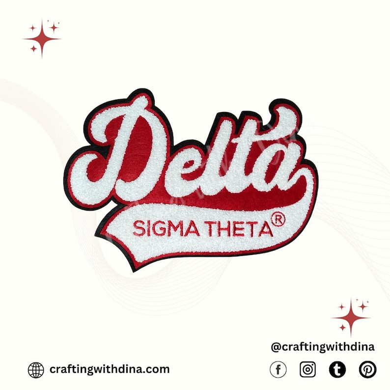 Delta Sigma Theta Large Patches - Etsy