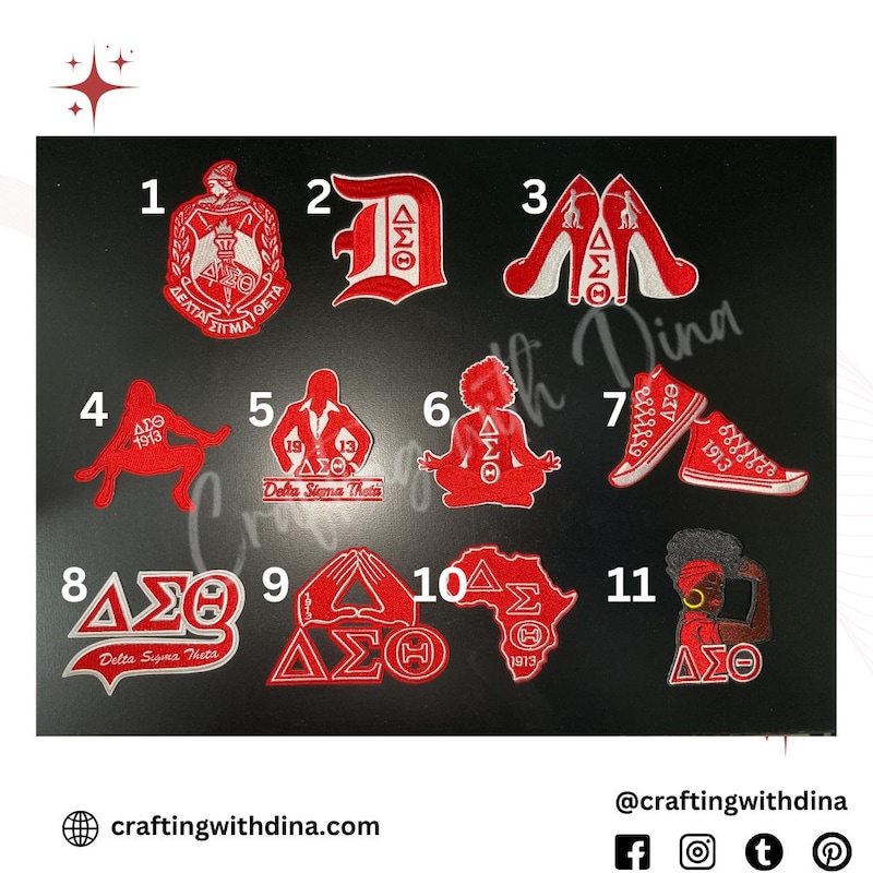 Delta Theta Iron on Patches - Etsy