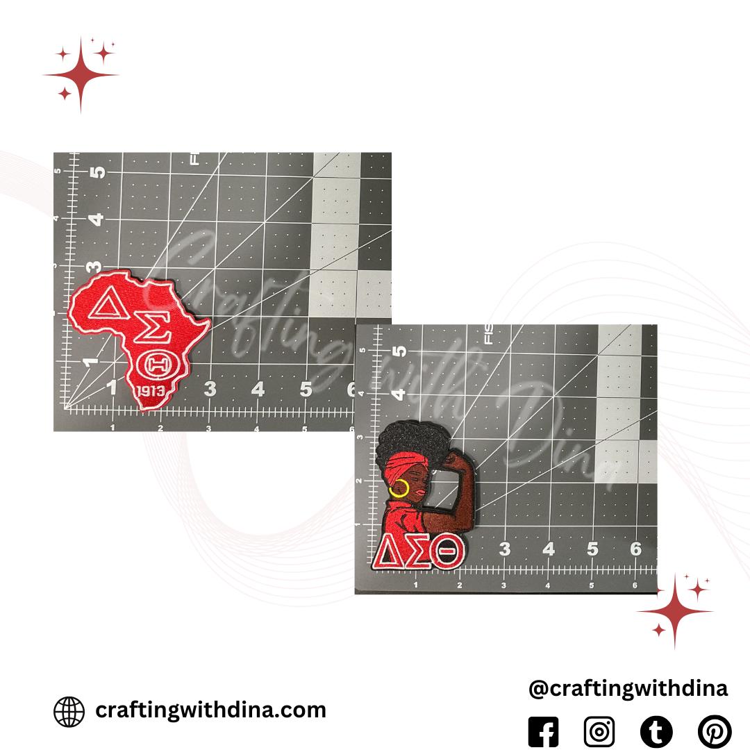 Small Iron-on Patches for Delta Sigma Theta - Etsy