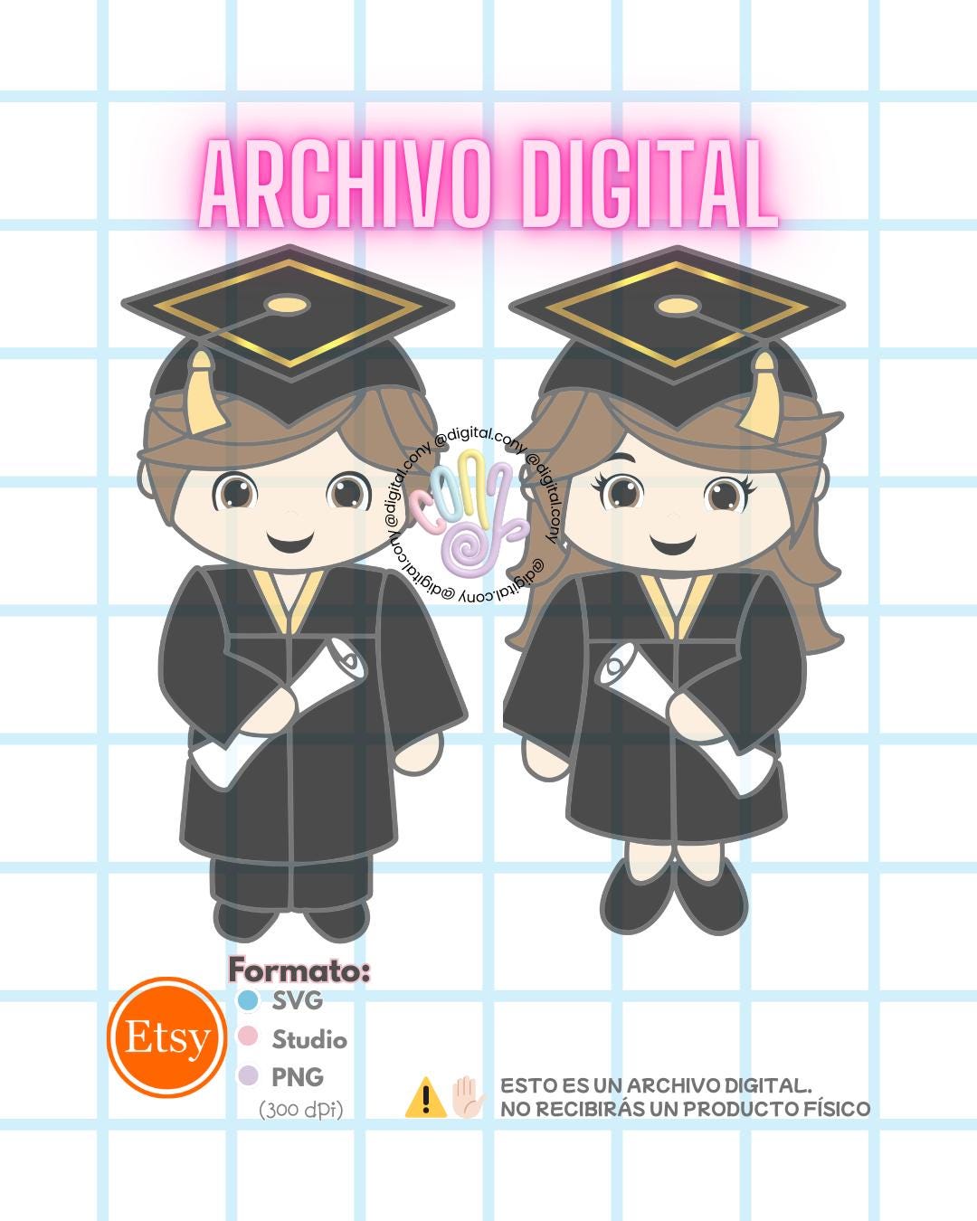 Graduating Children | Graduation | Clipart | SVG Clipping File - Etsy