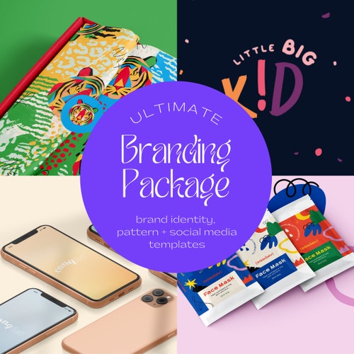Custom Logo Branding Kit Branding Package Small Business - Etsy