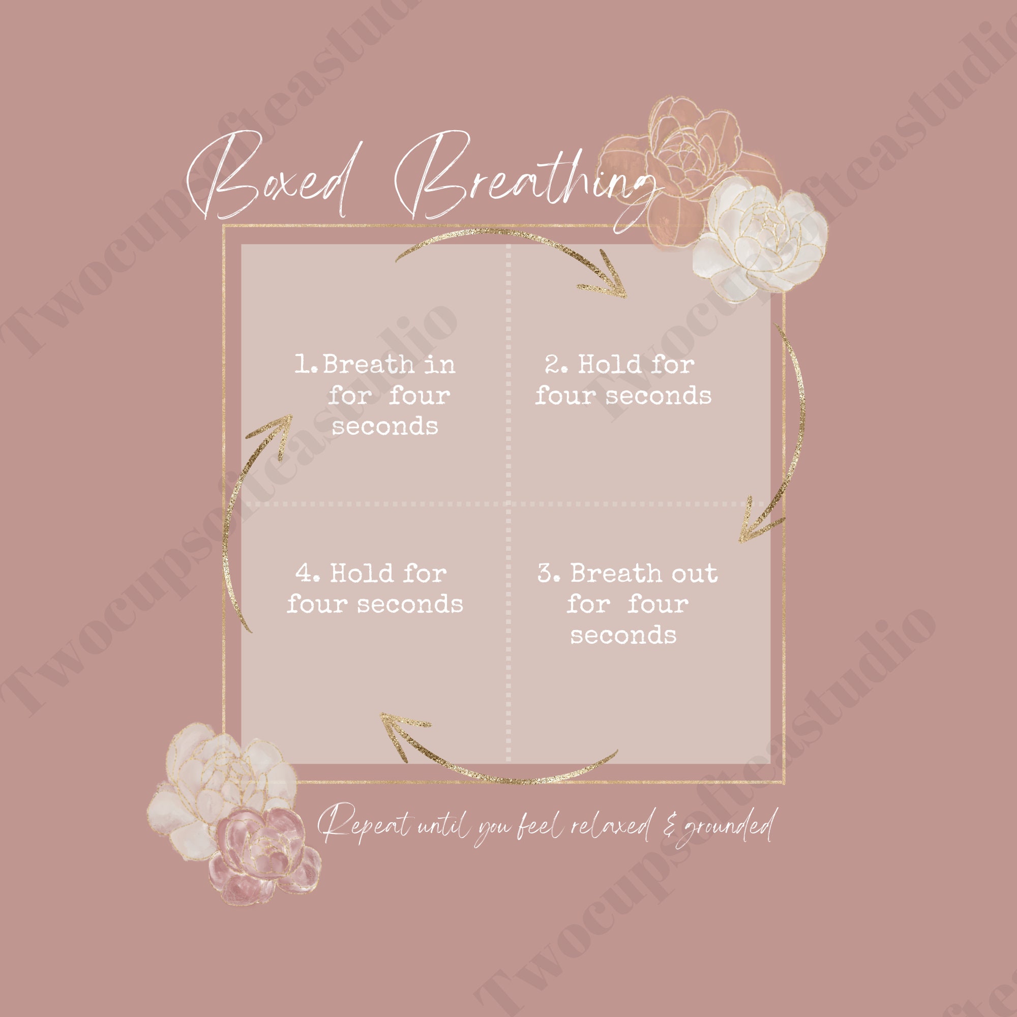 Art Print boxed Breathing Inspiration Quote Office Decor Therapist ...