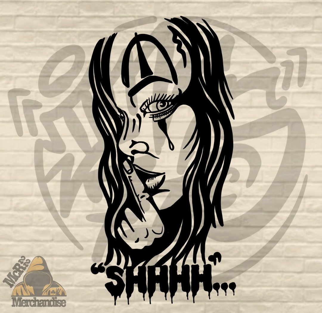 PNG DIGITAL DOWNLOAD -"shhhh!" Design - Sublimation Design - Png ...