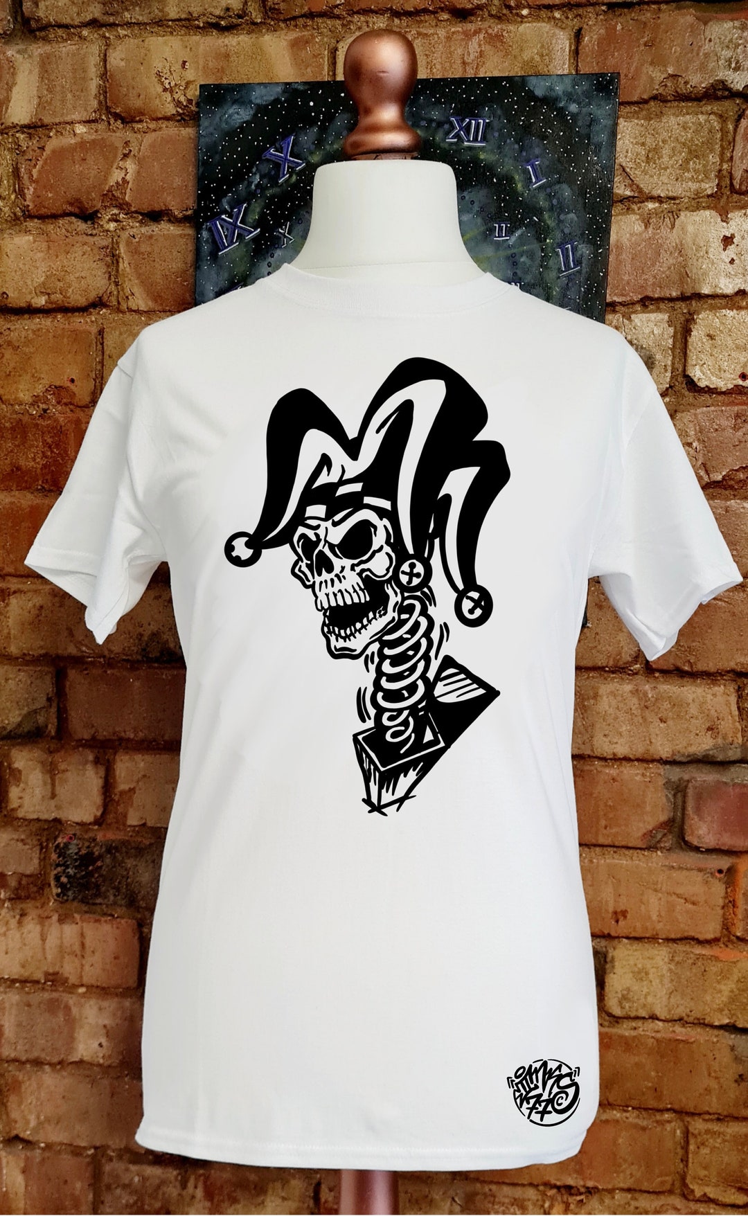 Jester in a Box T-shirt, Jester Skeleton T-shirt, Made to Order ...