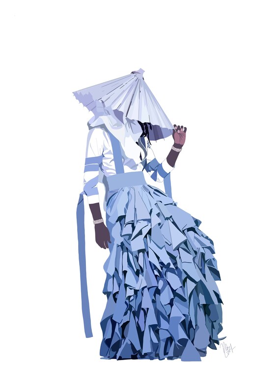 Young Thug Jeffery Art Young Thug "Jeffery" Mini Canvas Acrylic