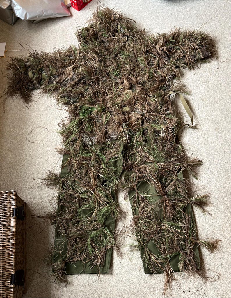 British Sniper Bespoke / Custom Ghillie Suit Cape - Etsy UK