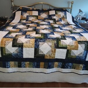 Spring Linens King Sized Quilt Pattern physical Pattern - Etsy