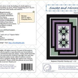 Smoke and Mirrors Lap Quilt Pattern (digital Pattern) - Etsy