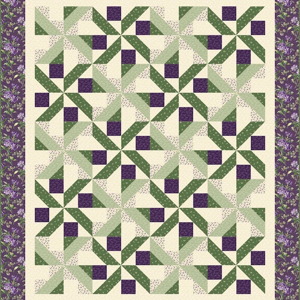 Dew Drop Inn Lap Quilt Pattern digital Pattern - Etsy