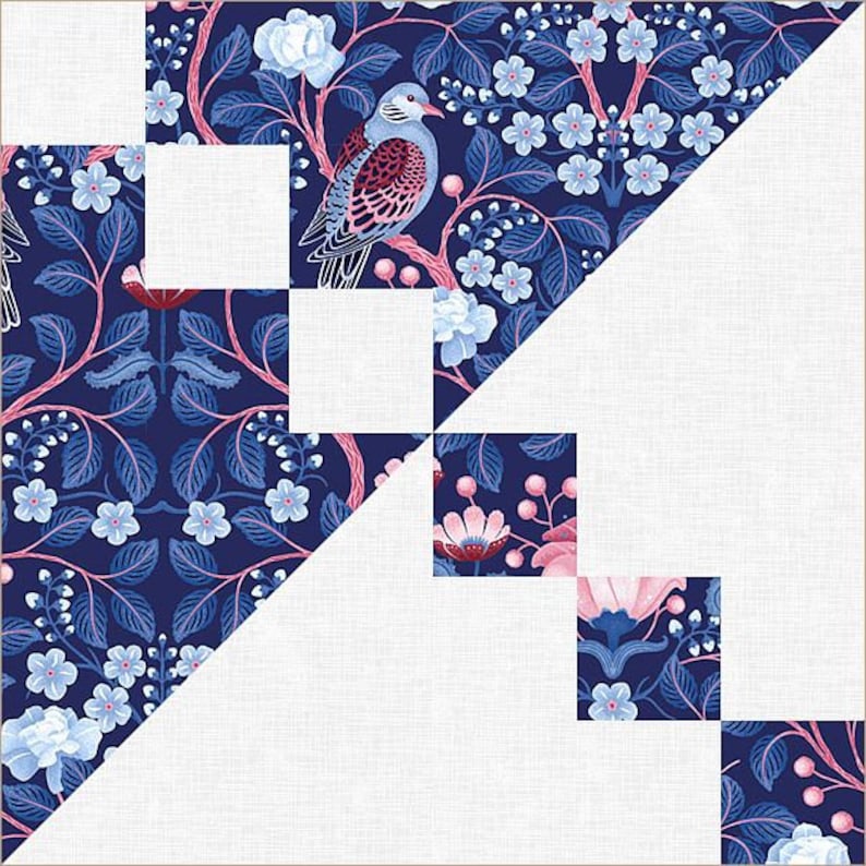 Willowberry Diamonds Twin Quilt Pattern Using 10" Squares (digital Pattern) - Etsy
