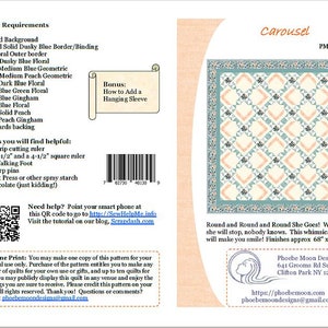 Carousel Large Lap Quilt Pattern (digital Pattern) - Etsy