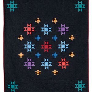 Carnation Duet Throw Quilt digital Pattern - Etsy
