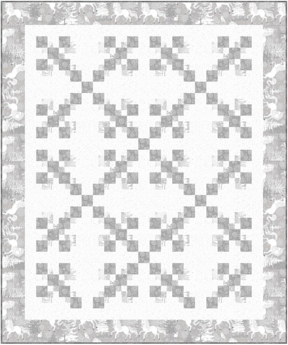 Enchanted Forest Quilt Pattern Available in Two Sizes - Etsy