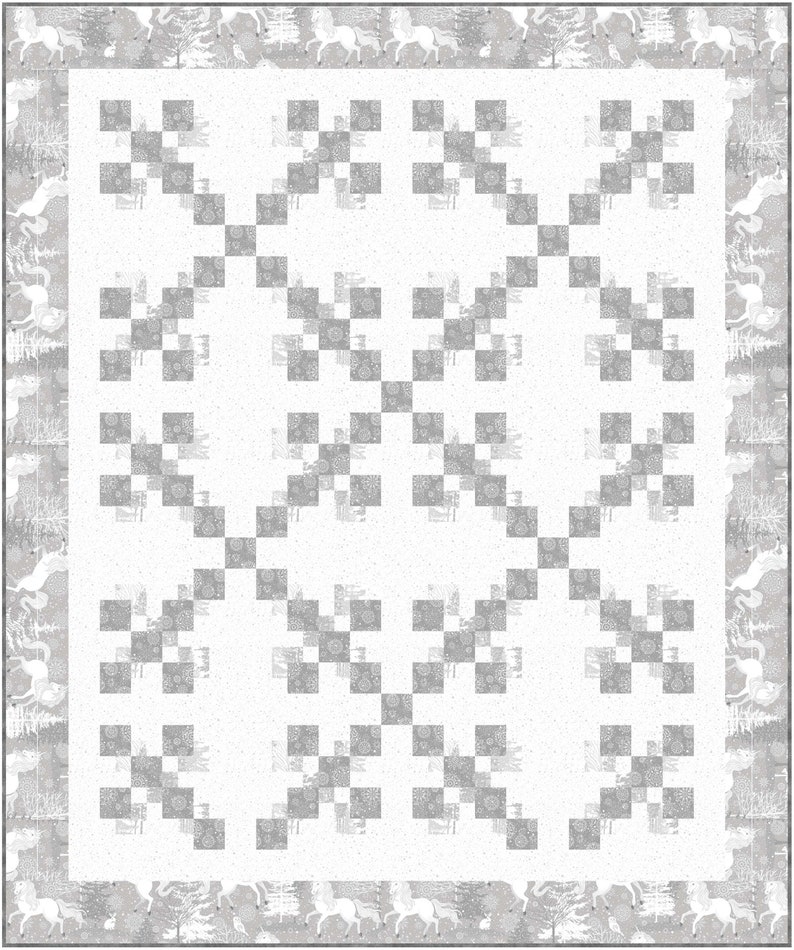 Enchanted Forest Quilt Pattern Available in Two Sizes physical Pattern ...