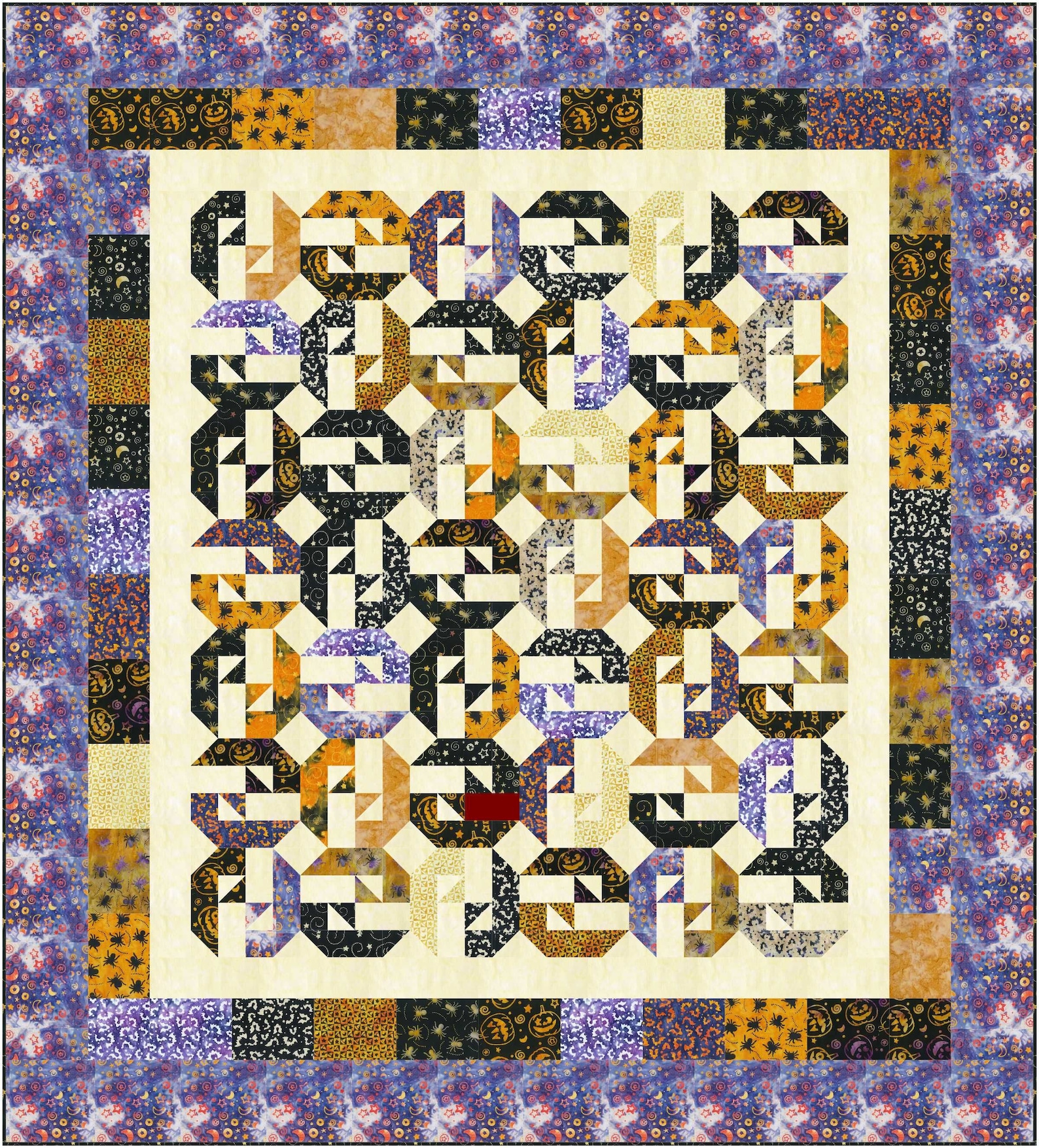 October Surprise Quilt Pattern in Two Sizes (digital Copy) - Etsy