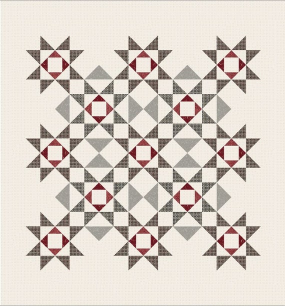 Floating Stars Quilt Pattern digital Pattern | Etsy