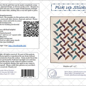 Pick up Sticks Baby Quilt Pattern (digital Pattern) - Etsy