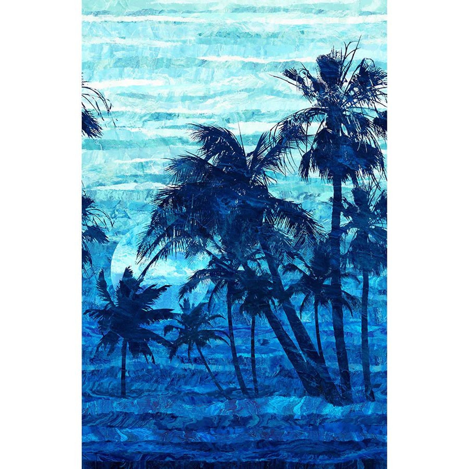 Ocean Breeze Quilt Pattern Uses Palm Tree Panel From Palm Beach by ...