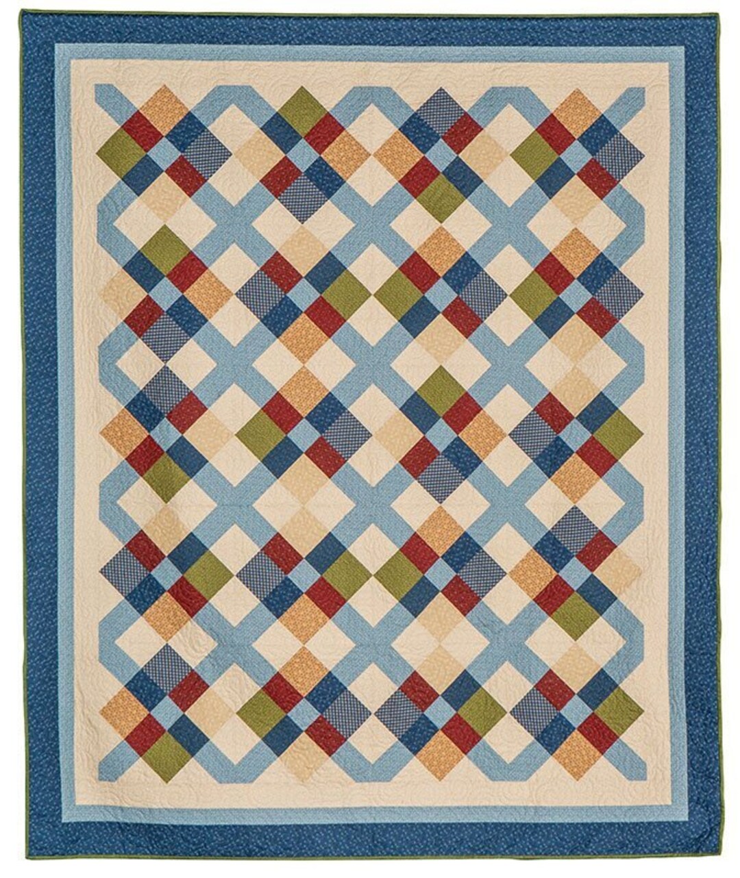 Bluebird Song Queen Sized Quilt Pattern (digital Pattern) - Etsy