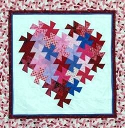 Hearts Delight Mini-quilt Pattern (digital Pattern) - Etsy