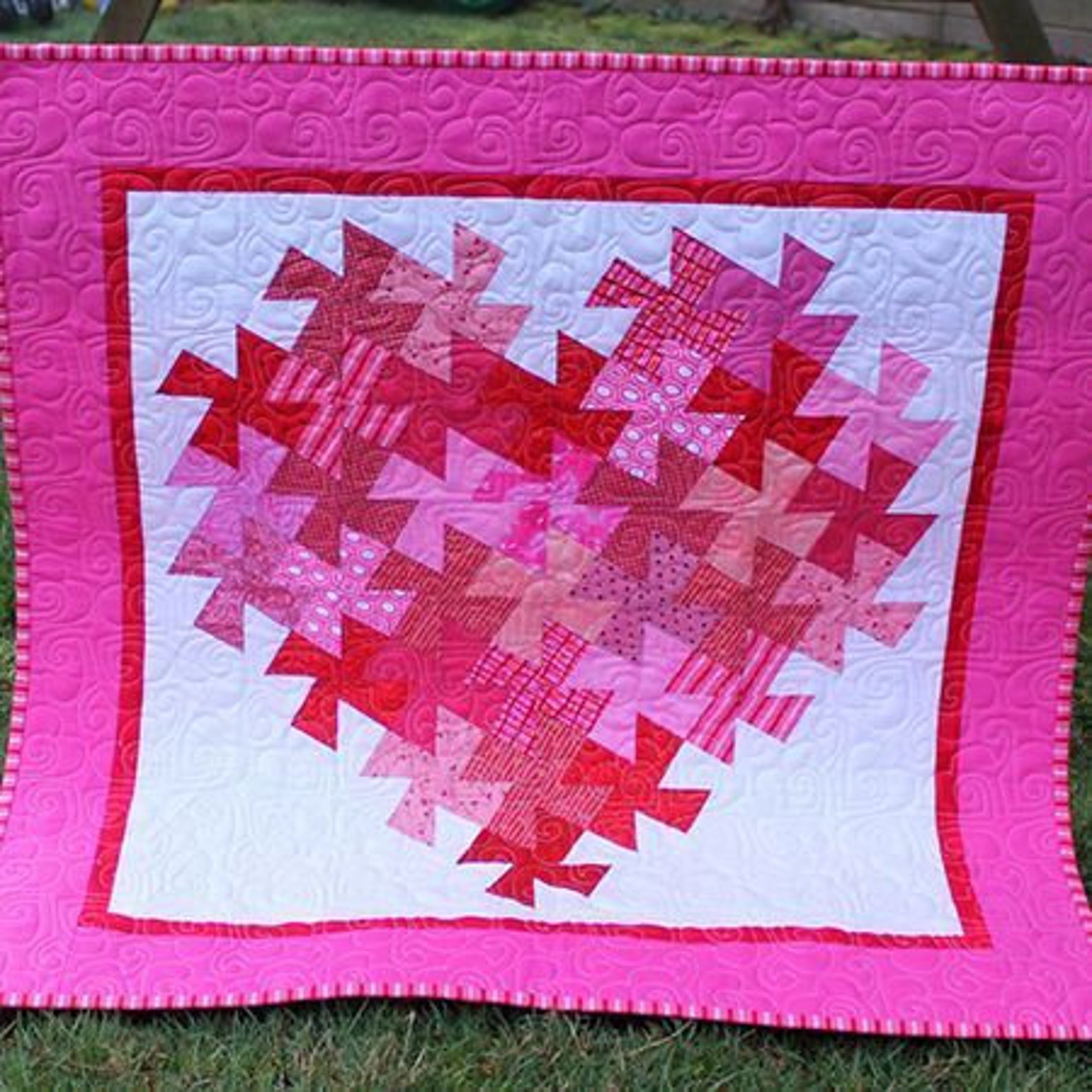 Hearts Delight Mini-quilt Pattern (digital Pattern) - Etsy