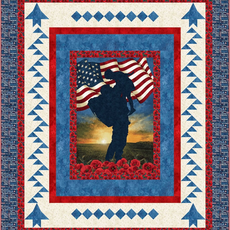 Patriotic Quilt Patterns - Etsy