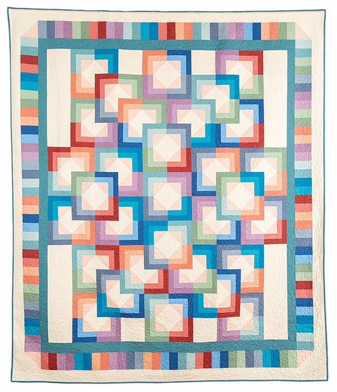 Spring Linens King Sized Quilt Pattern physical Pattern - Etsy