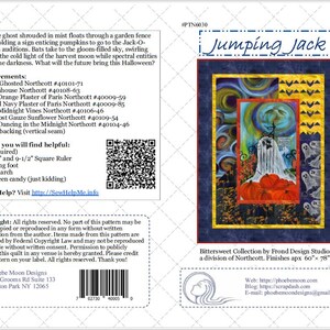 Jumping Jack Throw Quilt Pattern (uses Halloween Spooky Pumpkin Panel ...