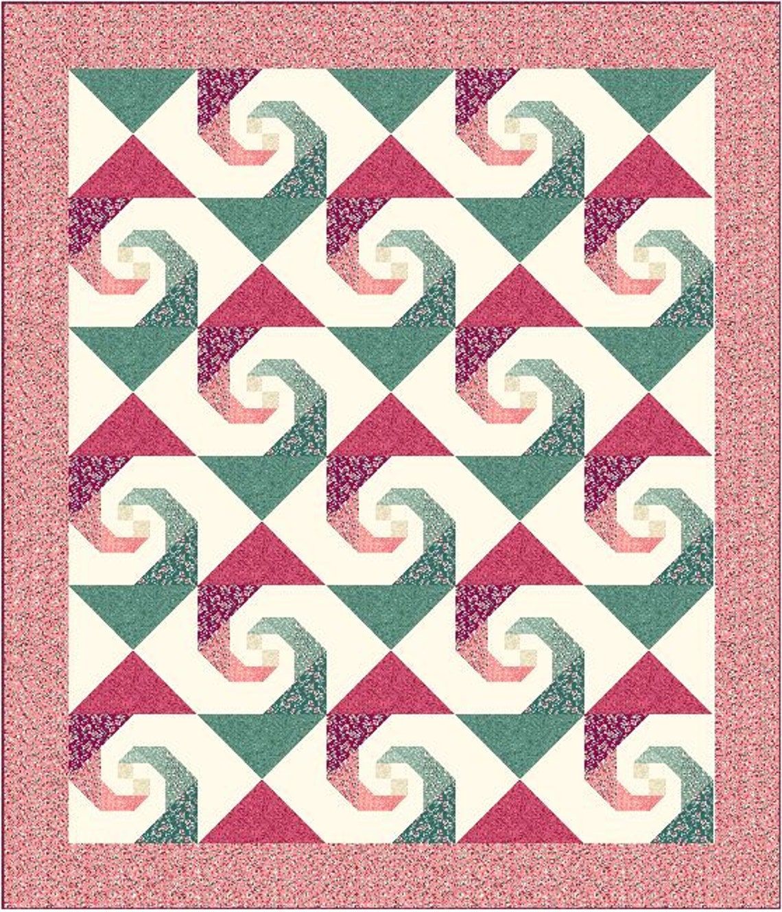 Swing Your Partner Twin Sized Quilt Pattern digital Pattern - Etsy