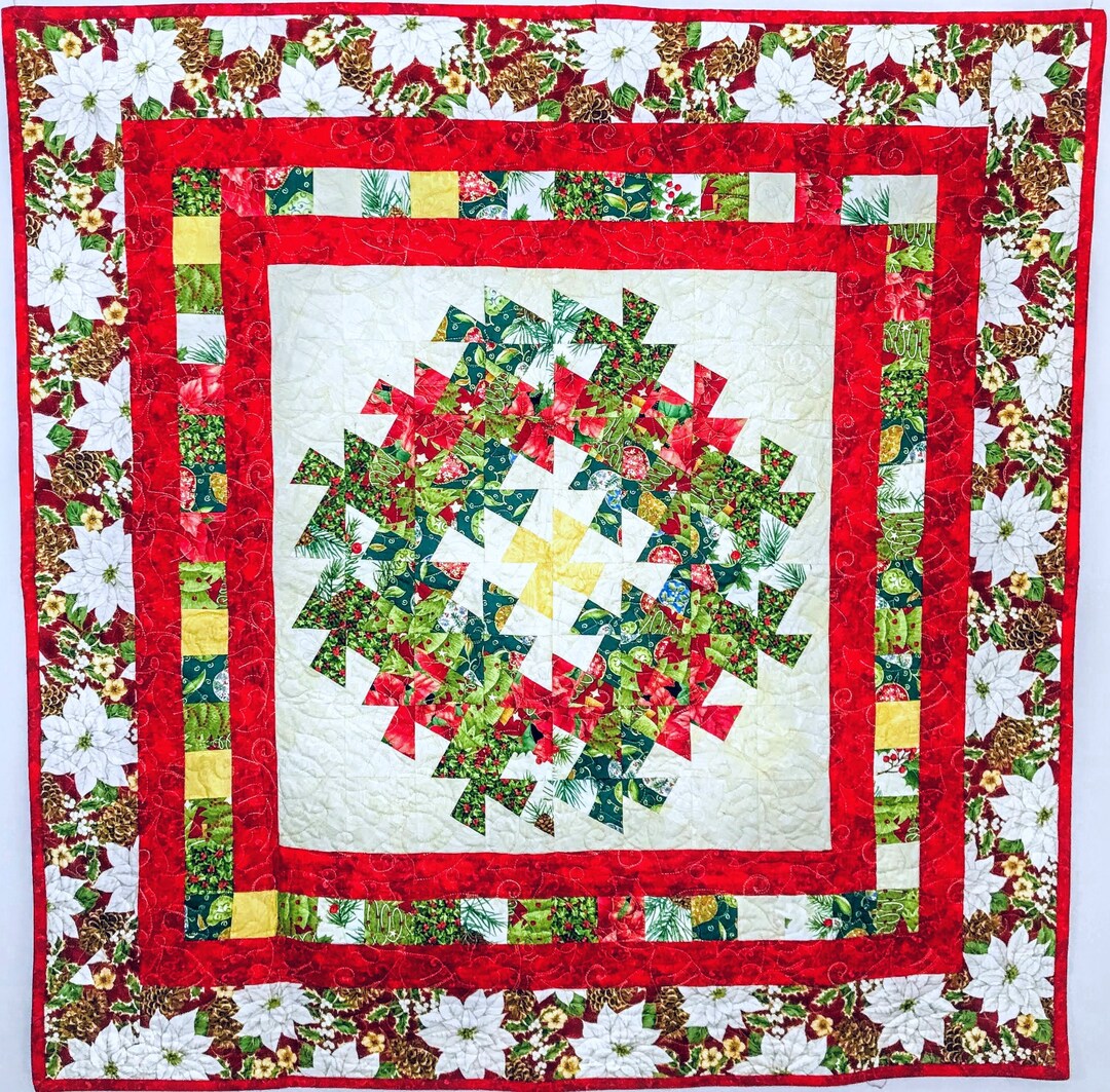 Wreath & Garland Wall Quilt Pattern (digital Download) - Etsy