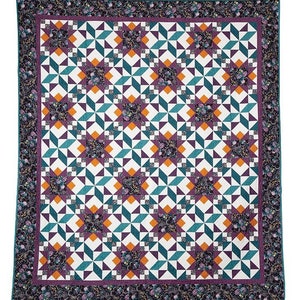 Midnight Gardens Queen Sized Quilt Pattern (digital Pattern) - Etsy