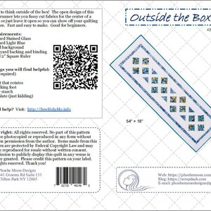 Outside the Box Table Runner Quilt Pattern (digital PDF Download) - Etsy