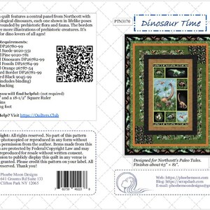 Dinosaur Time Throw Quilt Pattern Using Dinosaur Panel From Northcott ...