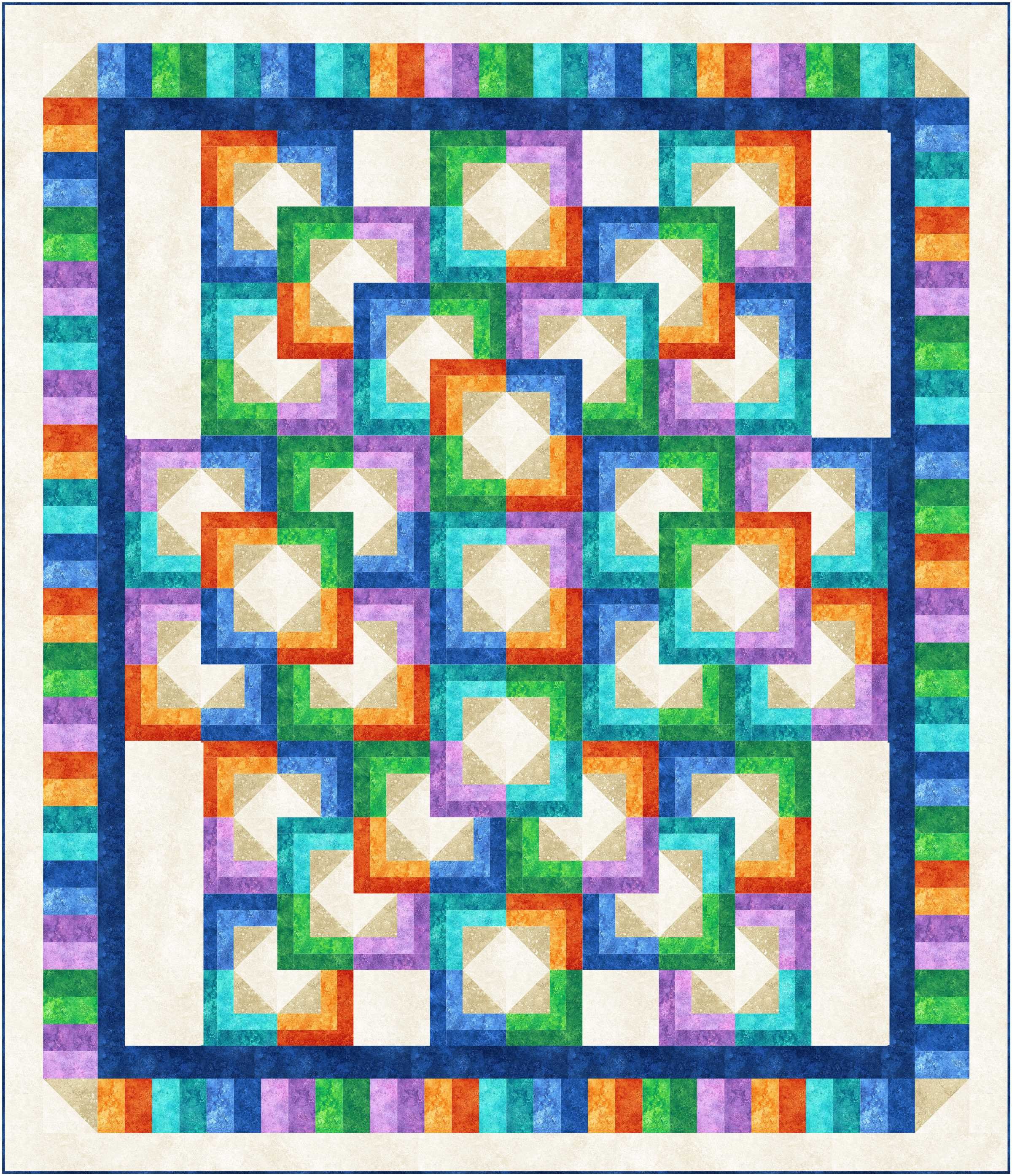 Mahjong King Sized Quilt Pattern digital Pattern - Etsy