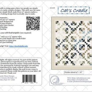 Cat's Cradle Modern Quilt Pattern Easy Beginner Quilt From 10" Squares ...