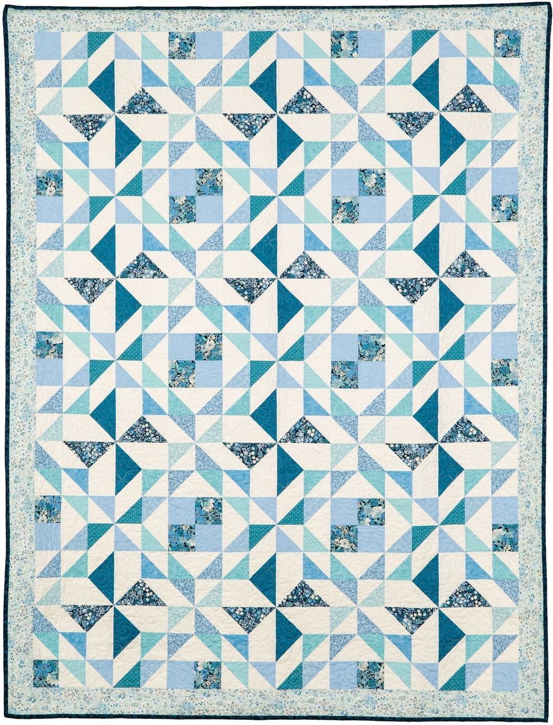 Wind and Waves Throw Quilt Pattern (digital Pattern) - Etsy
