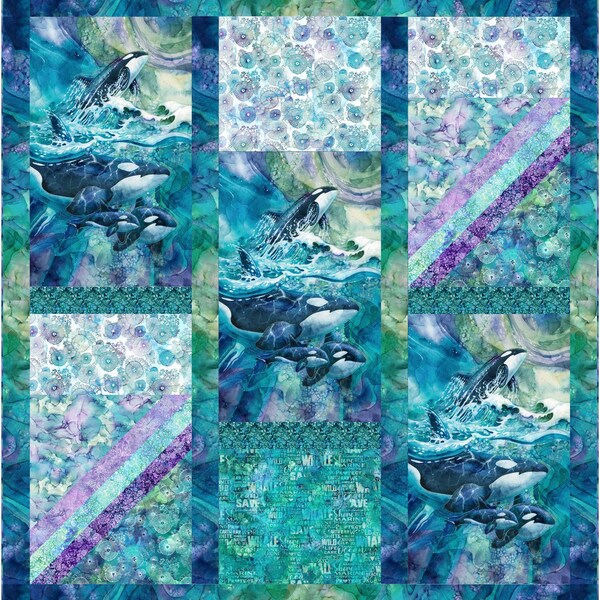 Whale Quilt Pattern - Etsy