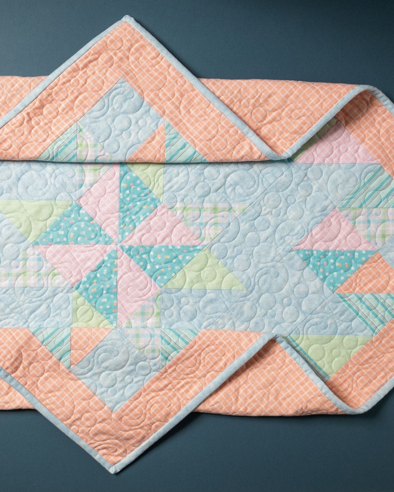 Soft Hearted Baby Quilt Pattern for Flannel - Soft Colors, Soft Fabric ...