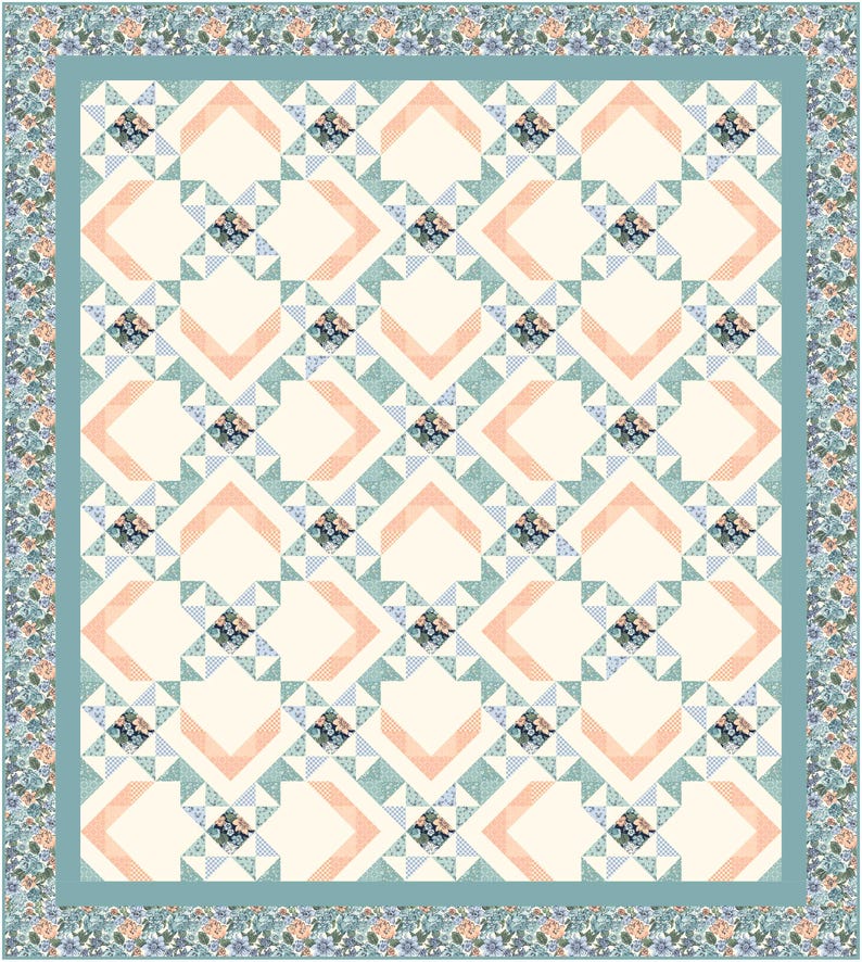Carousel Large Lap Quilt Pattern (digital Pattern) - Etsy