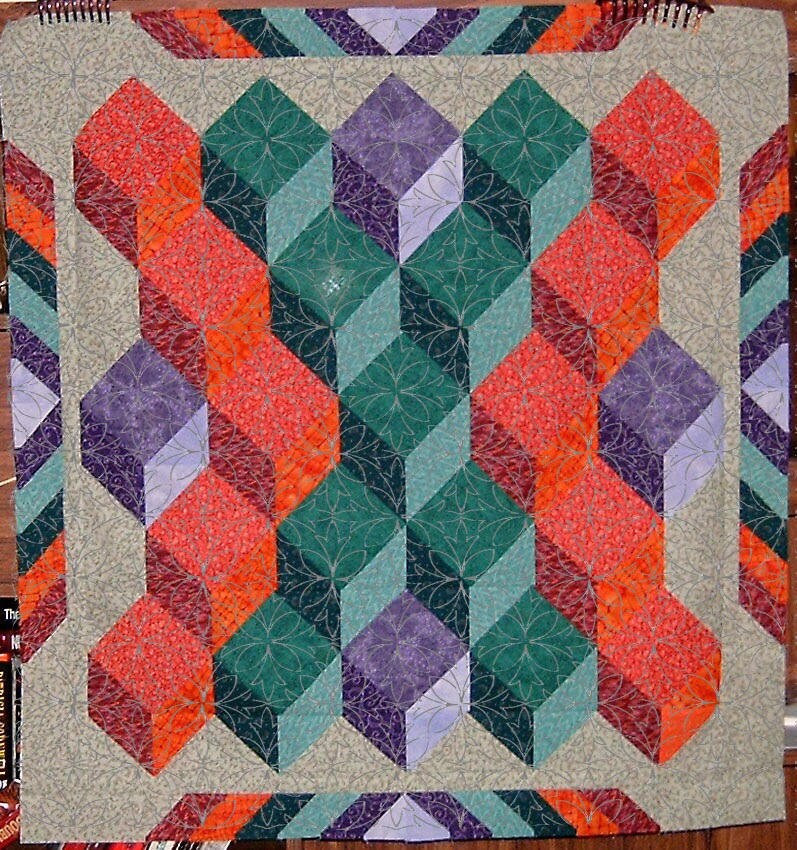 Square Deal Table Topper or Mini-quilt Pattern (digital Pattern) - Etsy
