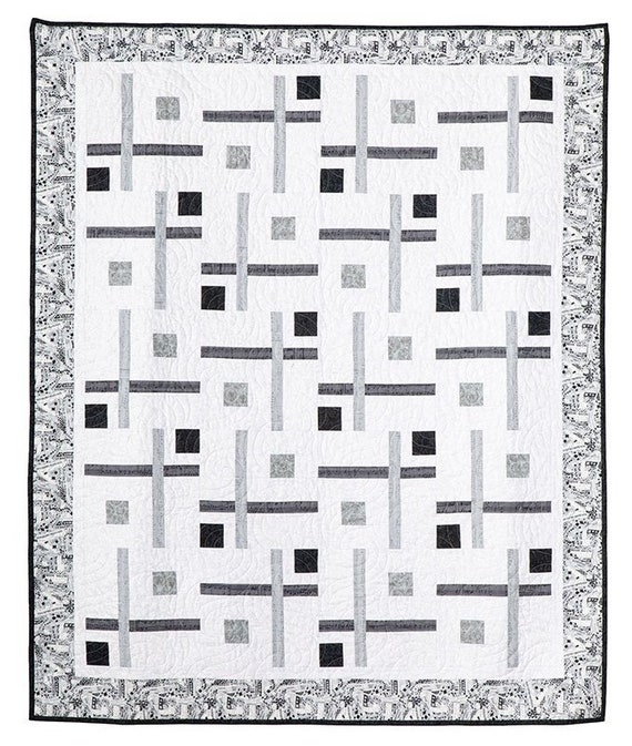 Corey Modern Lap Quilt Digital Pattern digital Pattern | Etsy